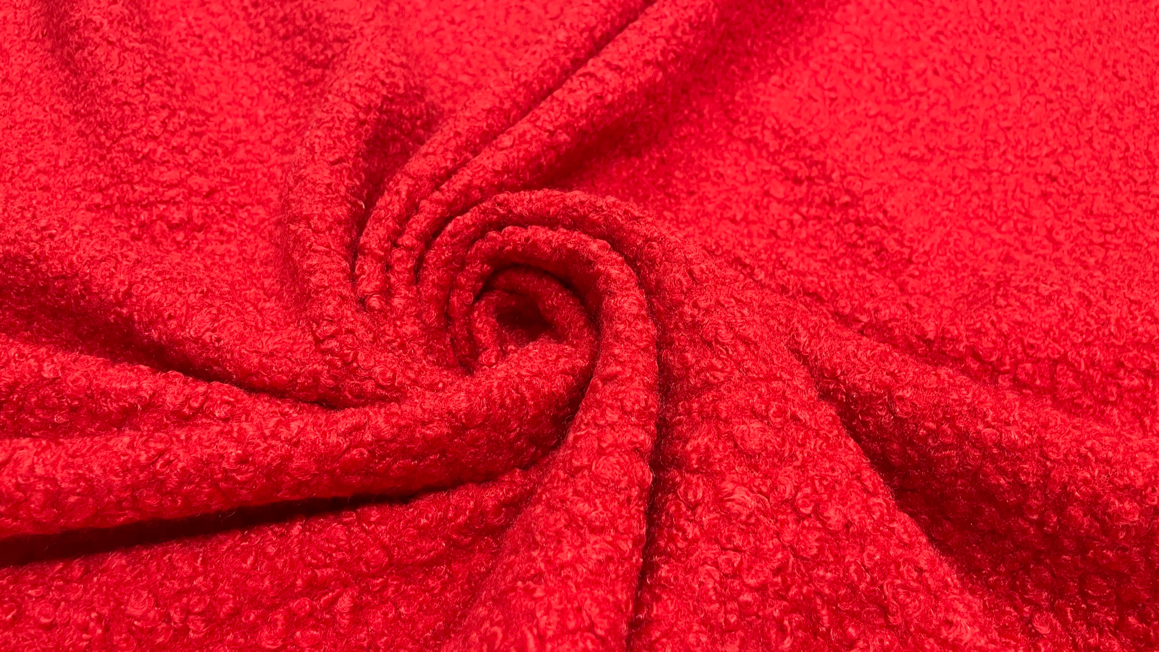 Stofa boucle Rosu – Canada Fashion Center